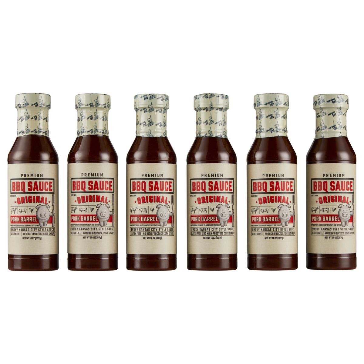 Original BBQ Sauce - 6 Pack Case | Pork Barrel BBQ